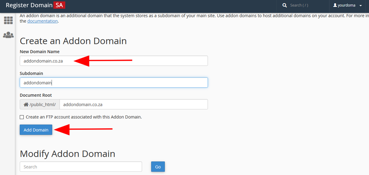 Creating An Addon Domain Knowledgebase